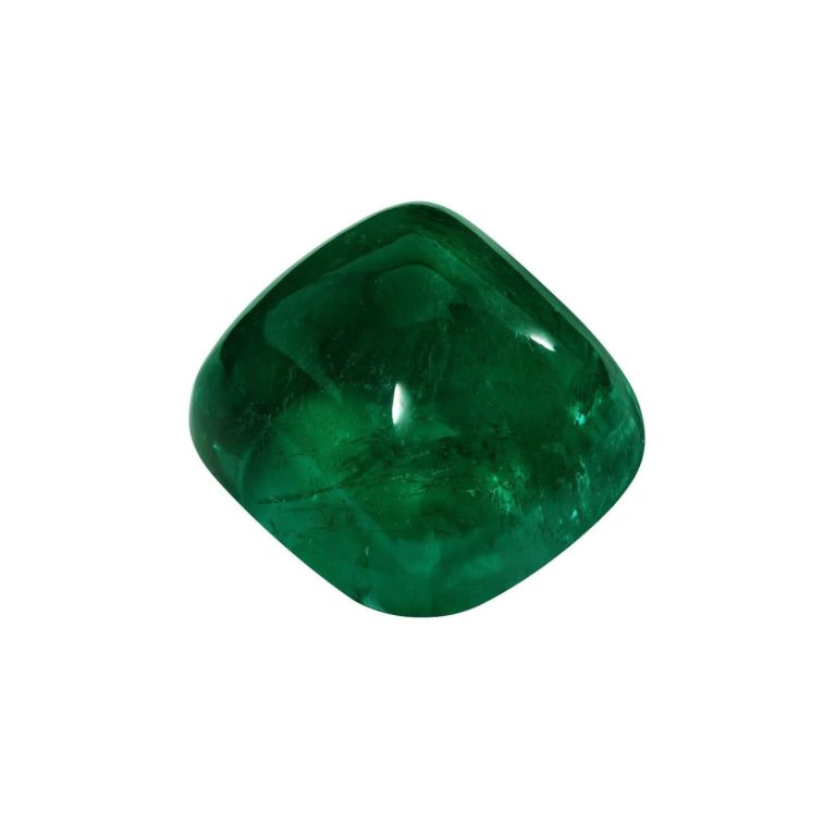 Colombian Emerald Sugarloaf Cabochon AGL Certified 15 Carat - Merkaba ...